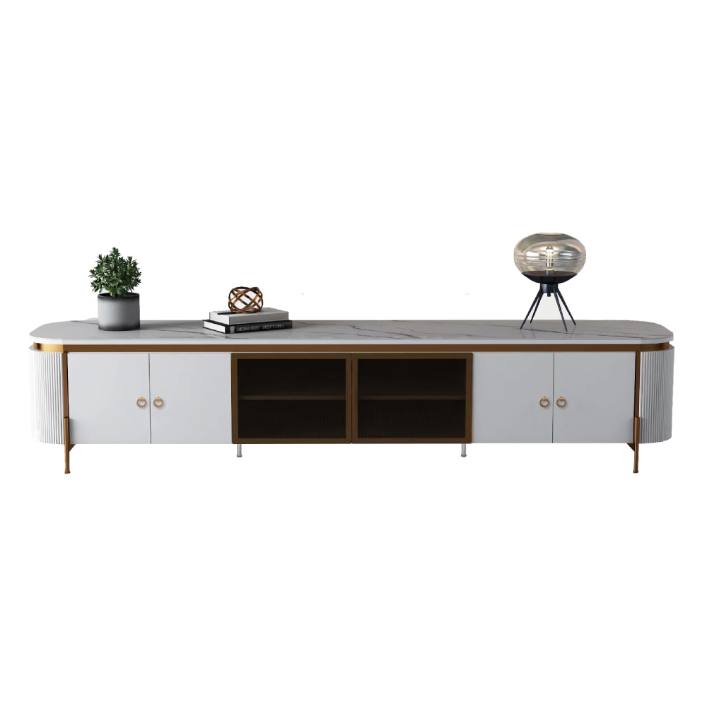 Wansa 98-inch tv stand - 80kg - white price in Saudi Arabia | X-Cite ...