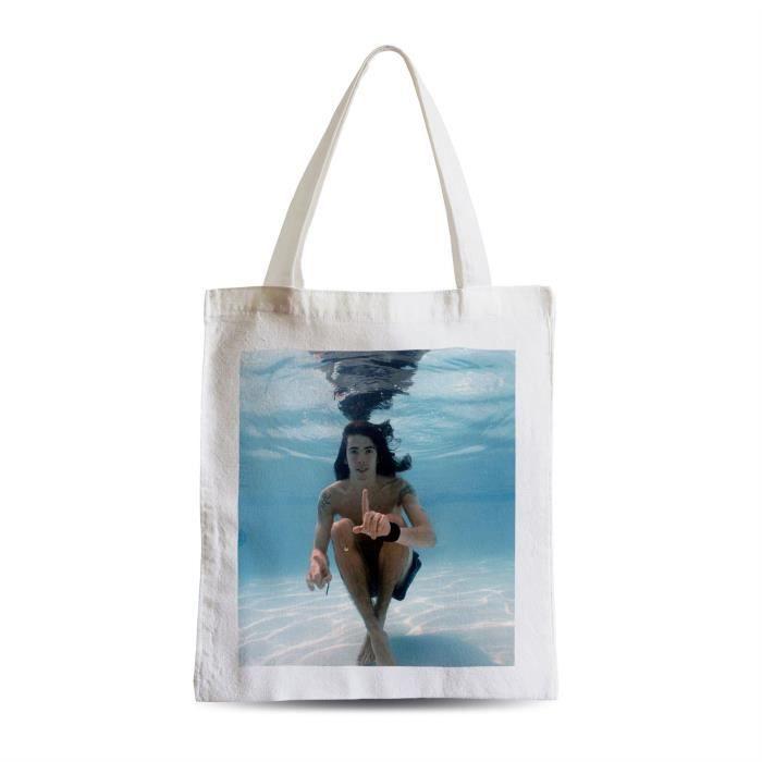 Big bag shopping beach student dave grohl nevermind photoshoot pool ...