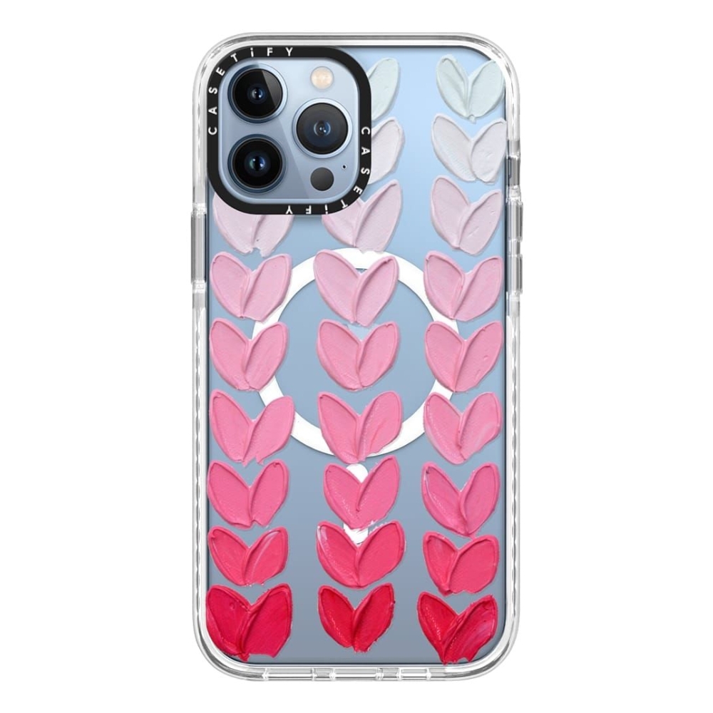 Casetify Magsafe Case For Iphone 13 Pro Pink Polk Hearts Price In