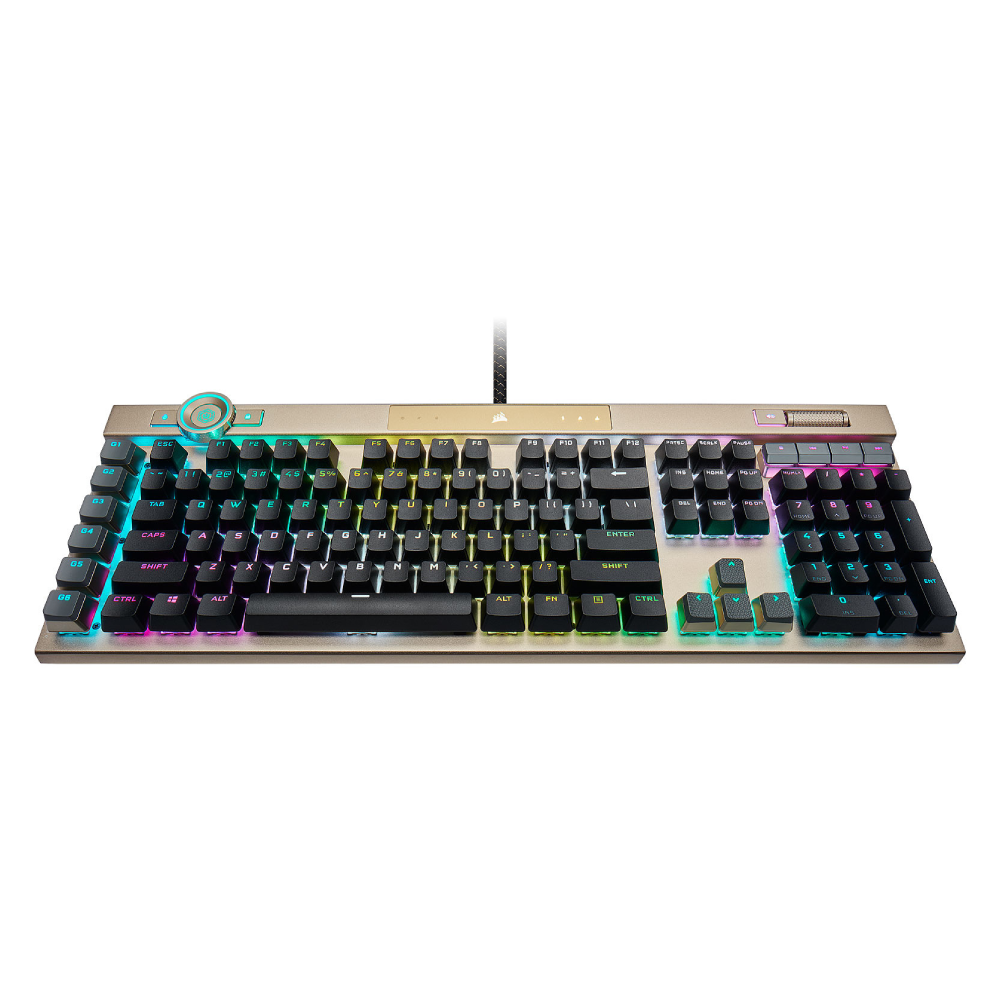 corsair k100 rgb opticalmechanical gaming Price in Kuwait | kanbkam