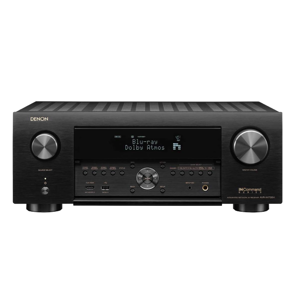Denon AVC-X3700H 8K Ultra HD 9.2 Channel (105 Watt X 9) AV Receiver ...