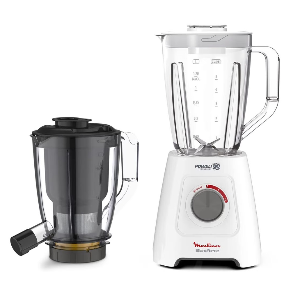 Moulinex blender 2-in-1 600w 2l (lm42q127) price in Saudi Arabia | X ...