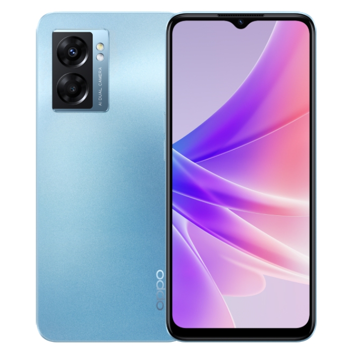 Oppo a77 128gb 5g phone - blue price in Kuwait | X-Cite Kuwait | kanbkam
