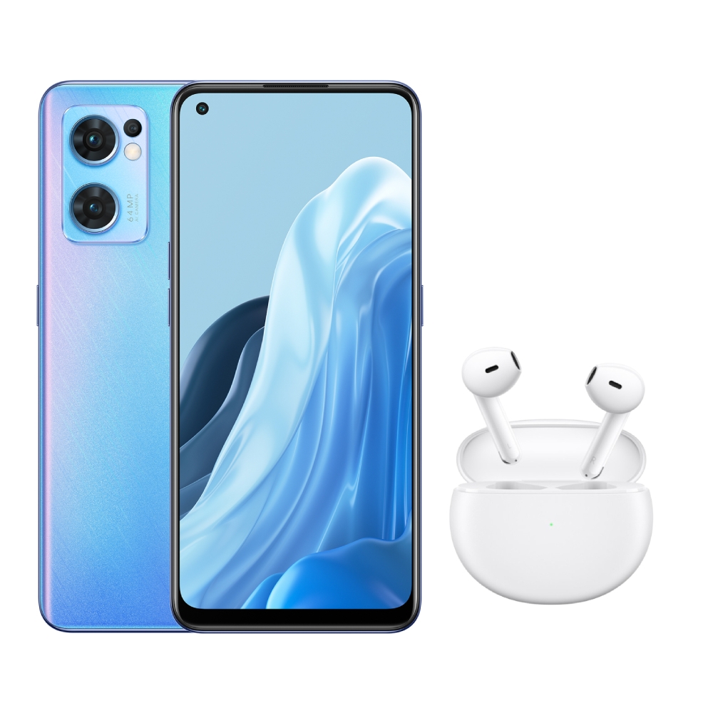 Pre-order: oppo reno7 256gb 5g phone - blue price in Kuwait | X-Cite ...