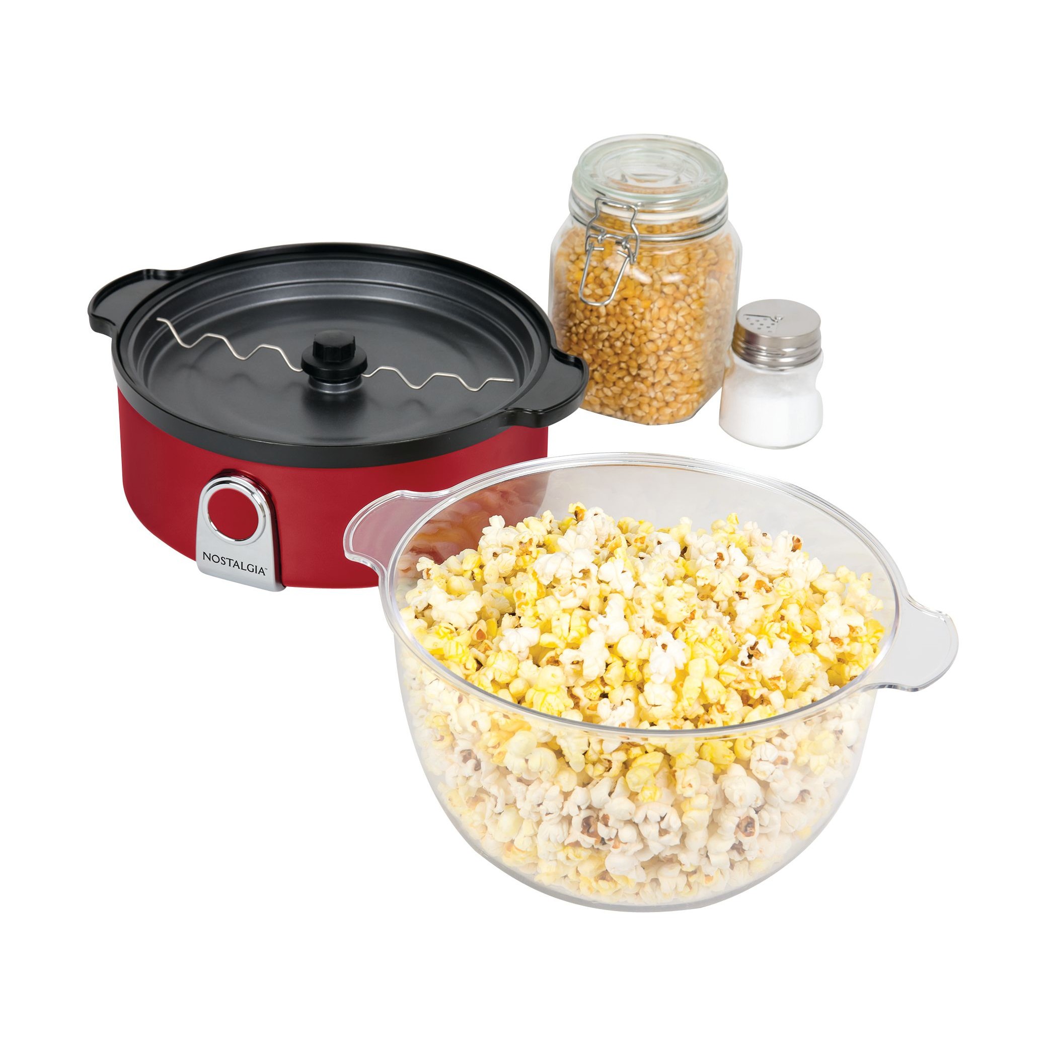 Nostalgia SP240RR | Popcorn Maker | Stir Popcorn Popper | Xcite Kuwait