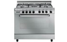 Tecnogas 5 Burner Freestanding Gas Cooker - Silver P1SS Price in Kuwait ...