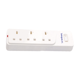 Impex 3 Way Power Socket Extension- 3 Meters Price in Kuwait - Xcite