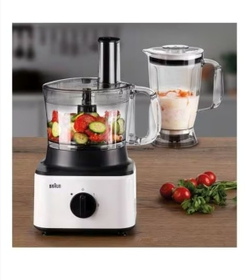 BRAUN Food Processor with Blender, 1.8 Liters, 750W| Xcite