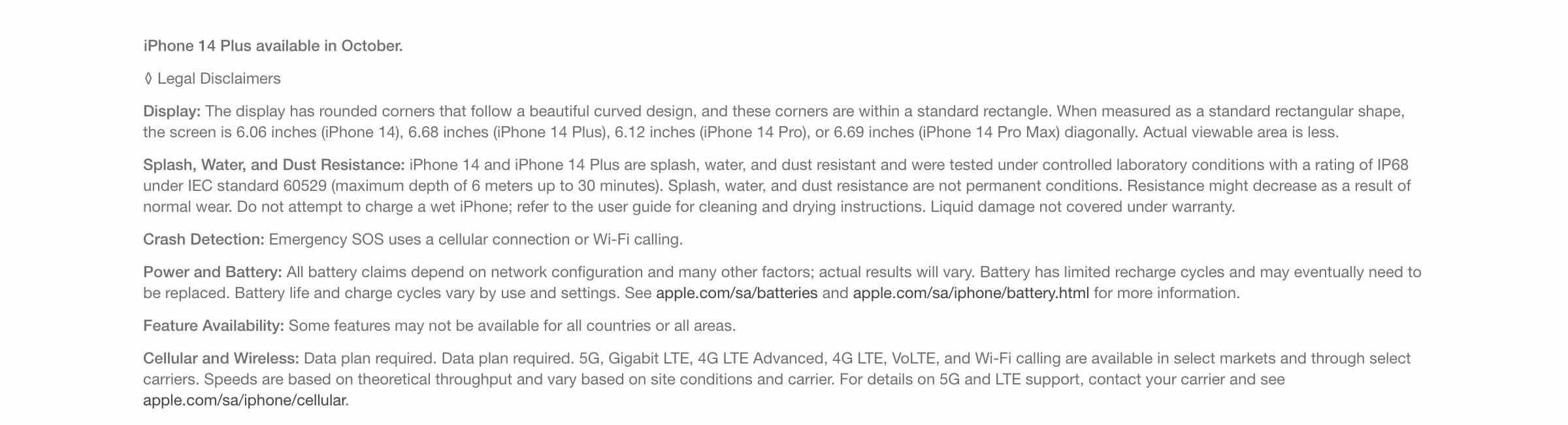 Pre-Order Apple iPhone 14 Plus 5G 128GB - Black Price in Kuwait - Xcite