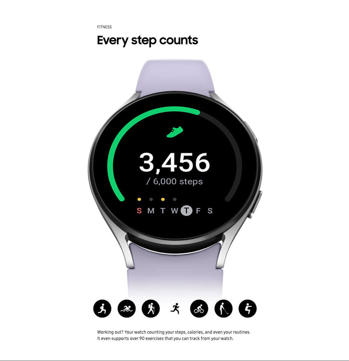 Buy Samsung Galaxy Watch 5 Pink Gold Online - Xcite Kuwait